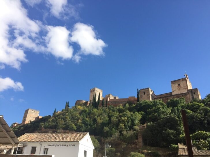 Mirador of the Alhambra Palace - Best view in Granada Spain